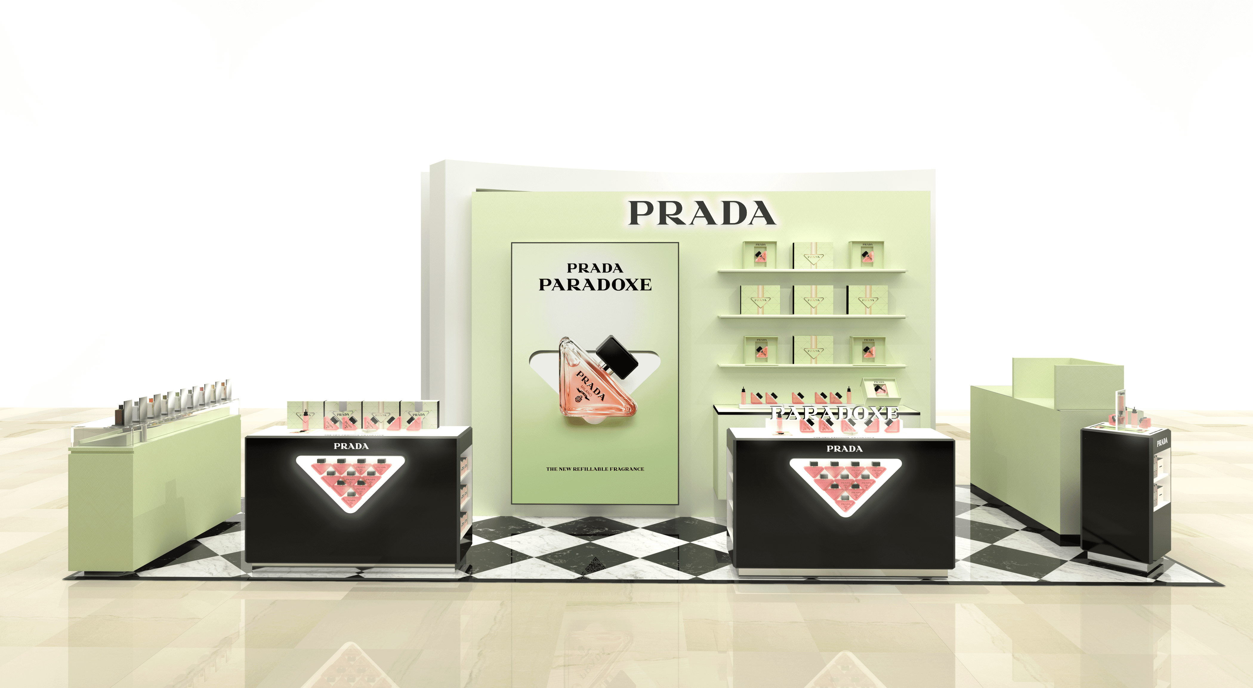 プラダ ビューティのポップアップ ストアが阪急うめだ本店に期間限定オープン | ARETTO(アレット)