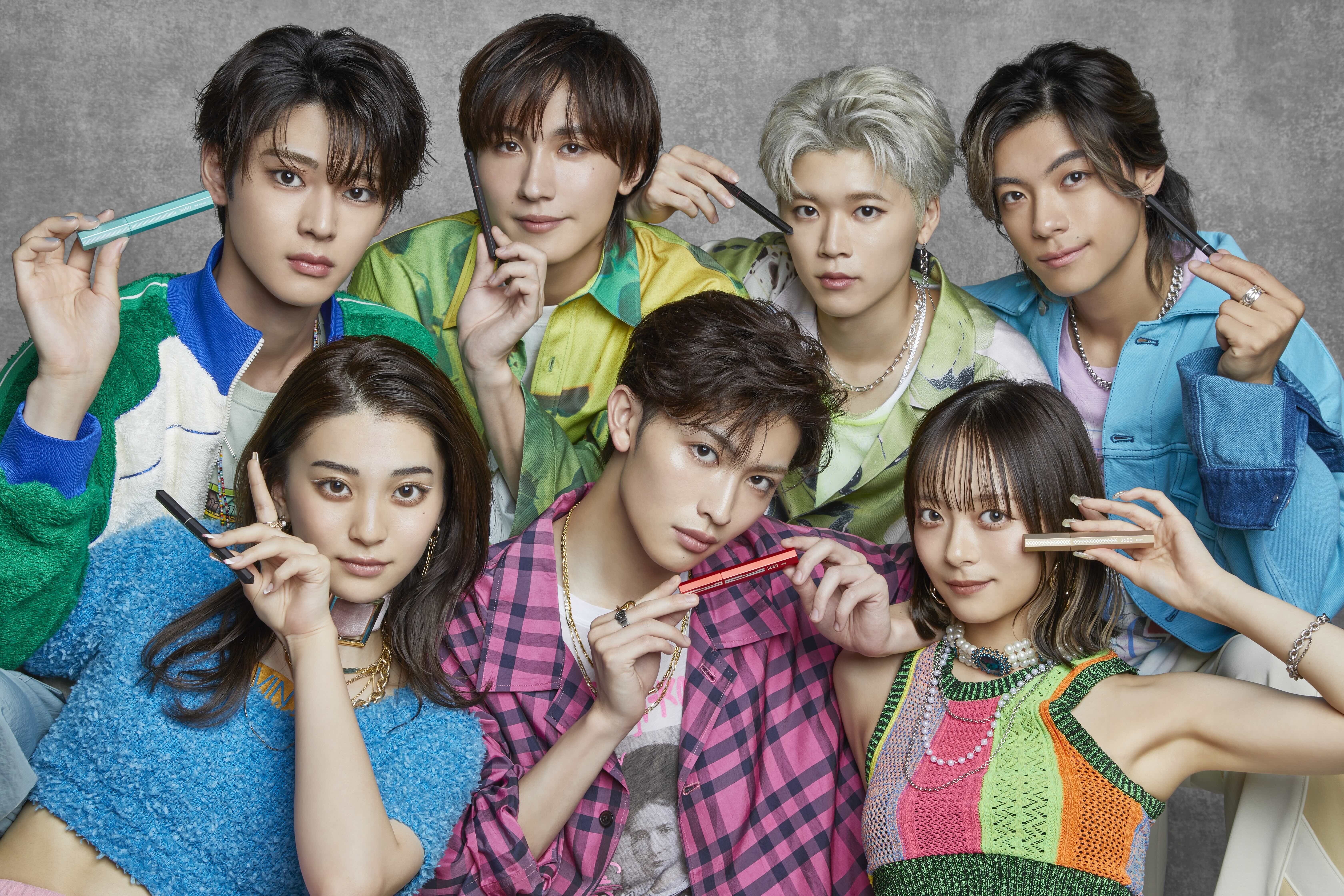 7人組ダンス&ボーカルグループ GENICがコスメブランド『3650』の新キャラクターに就任 | ARETTO(アレット)